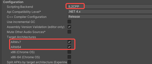 Unity打IL2cpp(armv7+arm64)包黑屏的处理方法 - muhoor - 博客园