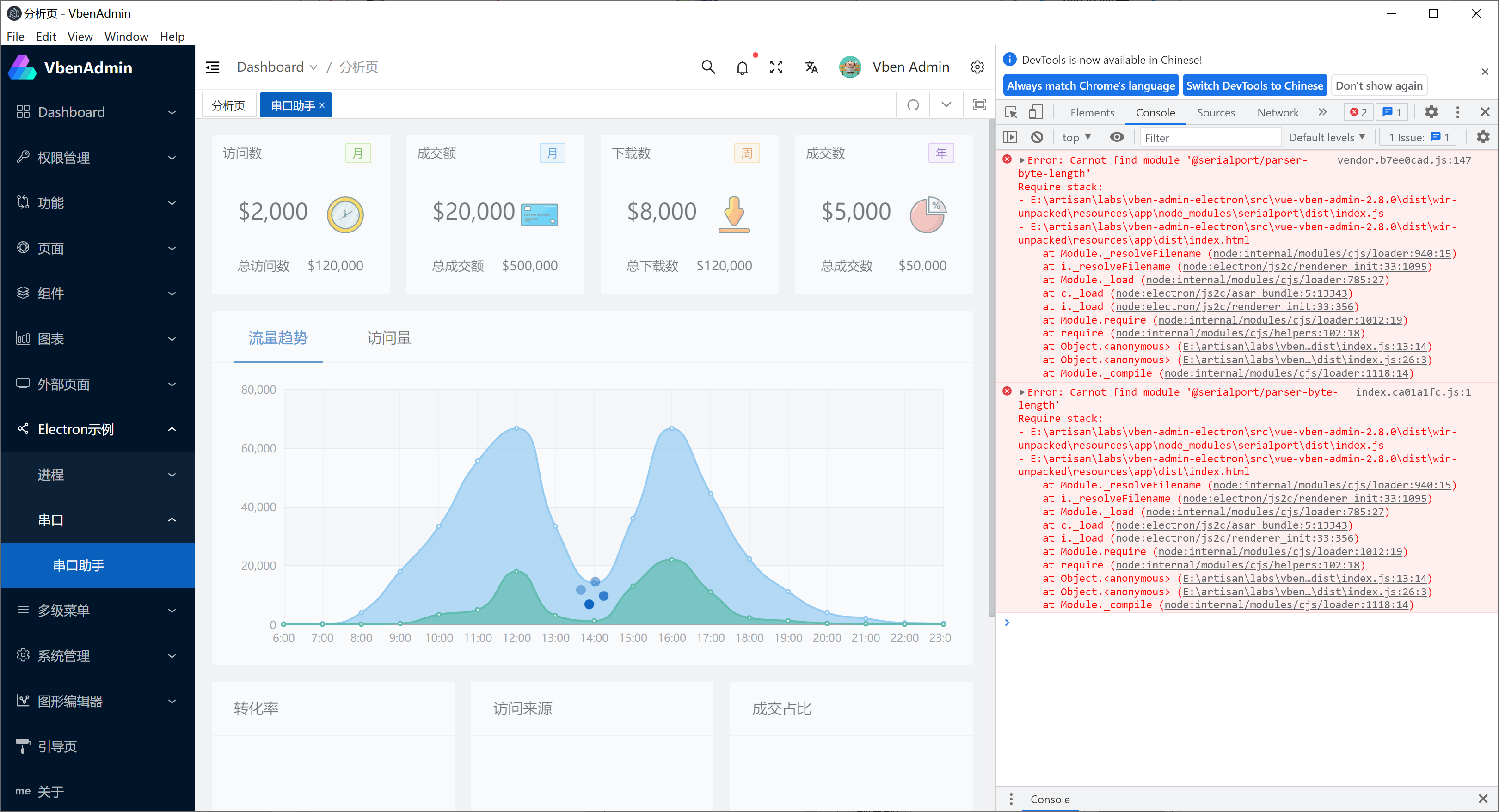 vben-admin 改造为 electron 版本 - easy5 - 博客园
