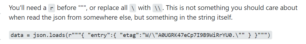 JSONDecodeError: Expecting ',' delimiter - Todo° - 博客园